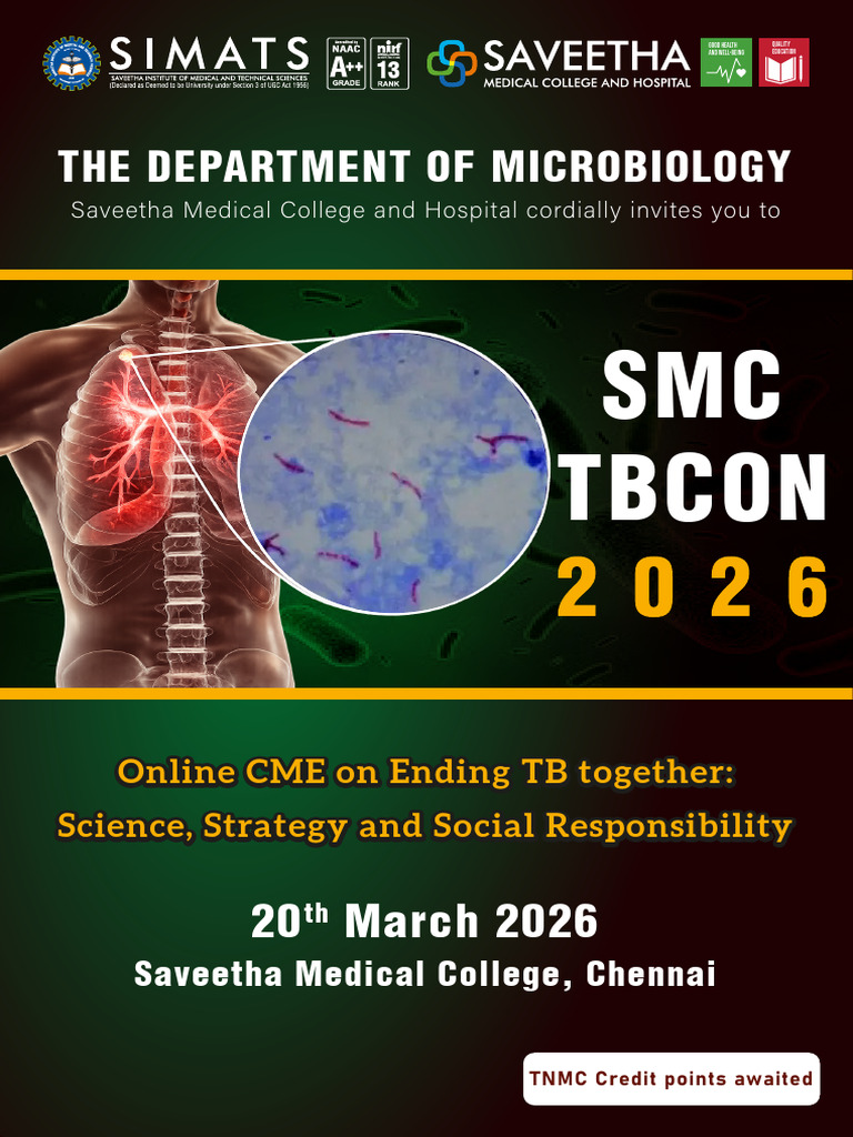 SMC Tbcon 2026 Invite New | PDF | Medical School | Tuberculosis