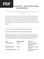 YouTube Income Statement - Jan 2025 | PDF | Revenue | Taxes