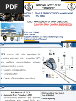 Overview of ETCS Levels and Features | PDF | Railway Safety | Transport ...