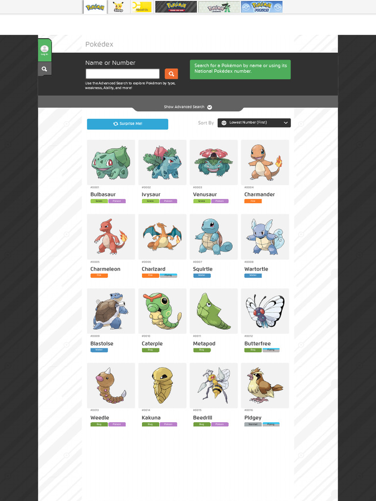 Pokédex | PDF | Pokémon