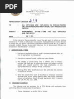 Revised Dress Code for Government Employees | PDF | Occupational Safety ...