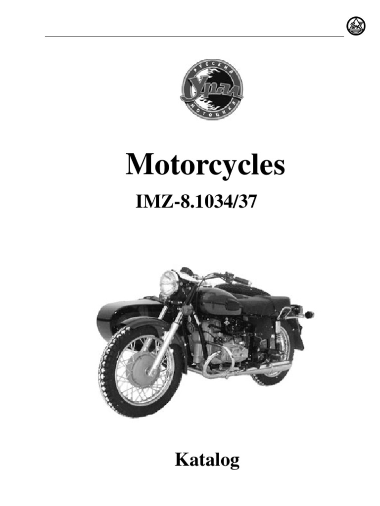 IMZ 8.103 Katalog | PDF | Piston | Gear