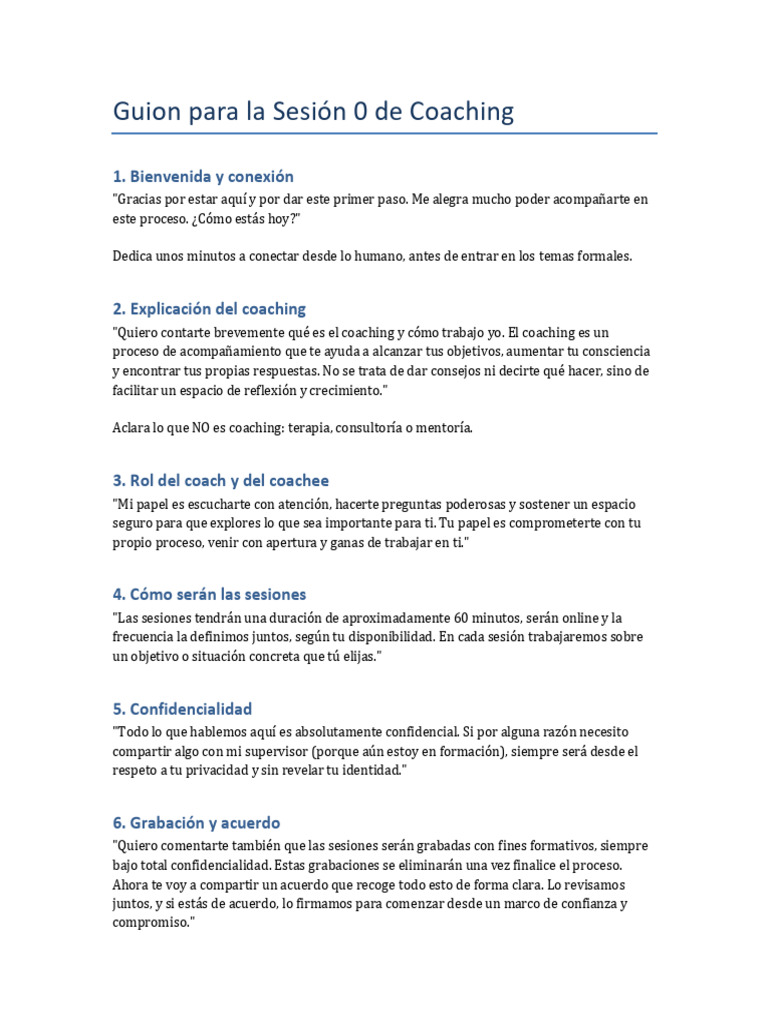 Guion Sesion 0 Maria Rovira Calbet | PDF