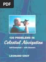 Celestial Navigation Formulas & Calculations | PDF | Navigation | Azimuth