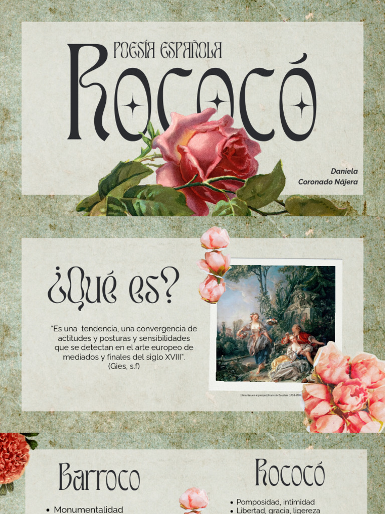 Poesía Española Rococó - 20260307 - 115246 - 0000 | PDF | Barroco | Las ...