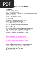 Hamilton Musical Lyrics Compilation | PDF | Hamilton (Musical ...