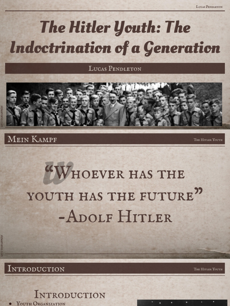 The Hitler Youth: The Indoctrination of A Generation | PDF | Nazi ...