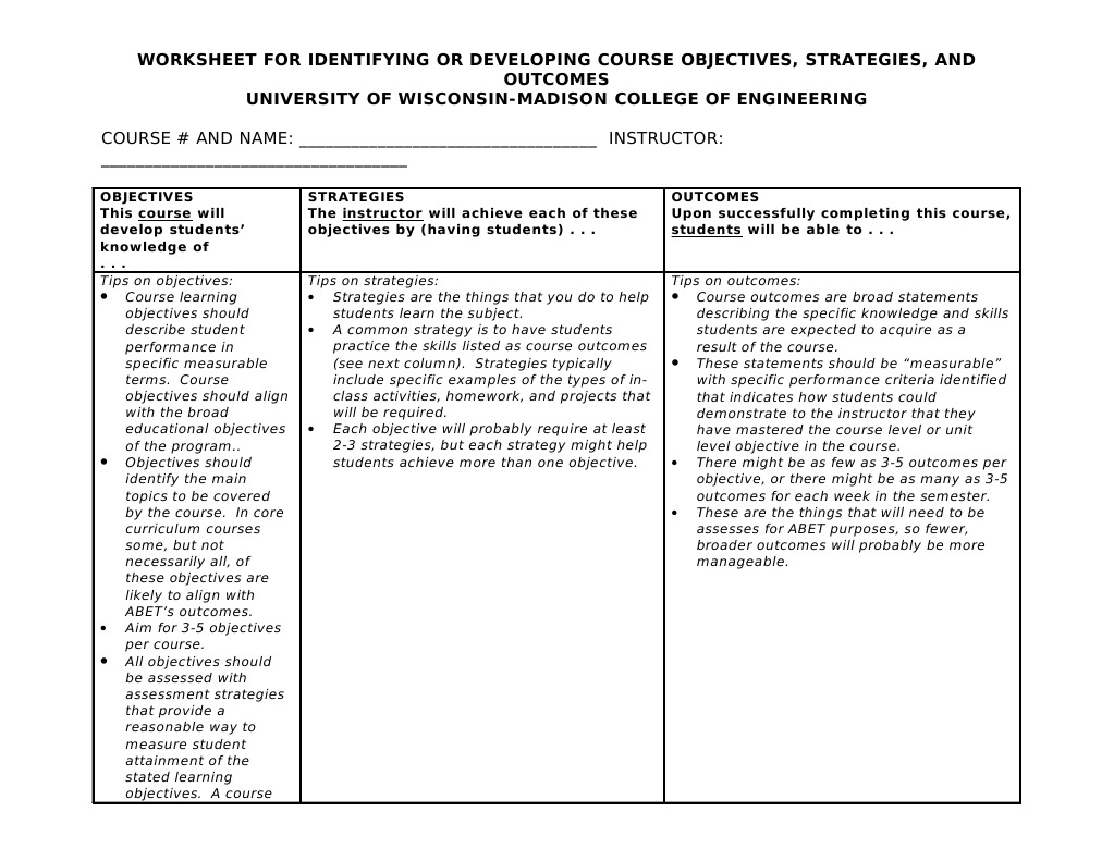 Course # and Name: - Instructor | PDF | Engineering | Curriculum