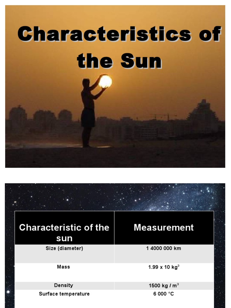 Characteristics of The Sun | PDF | Corona | Sun