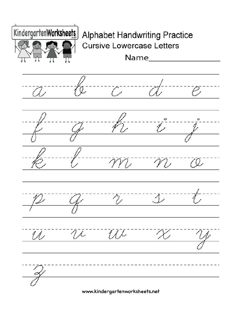Alphabet Handwriting Practice Printable Converted | PDF