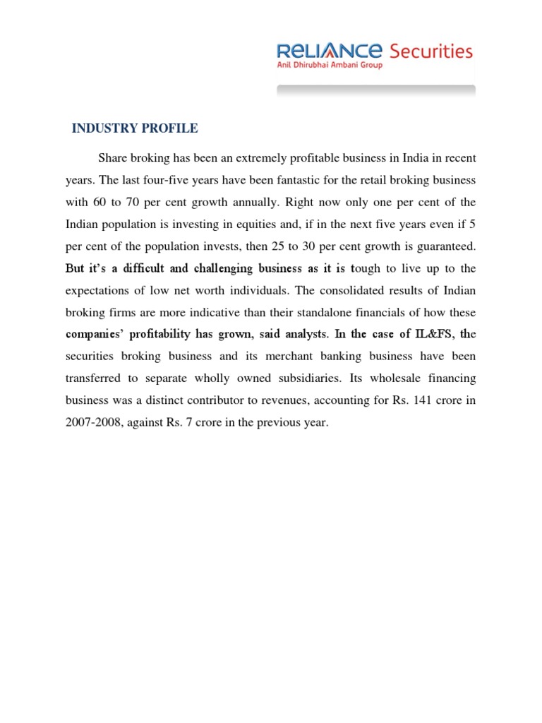 Industry Profile | PDF