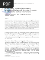 Festinger's 1959 Cognitive Dissonance Study | PDF