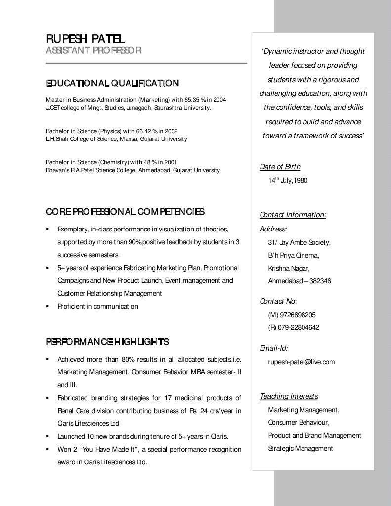 Rupesh Resume | PDF | Customer Relationship Management | Strategic Management