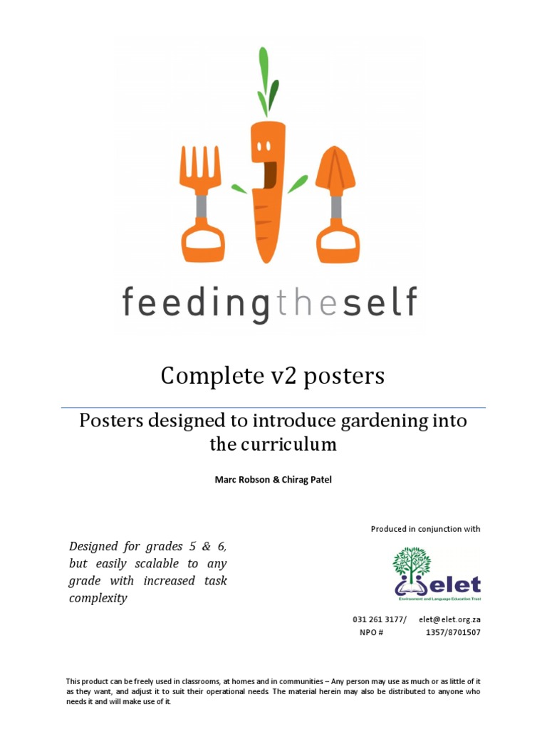 Complete v2 Posters: Posters Designed To Introduce Gardening Into The ...