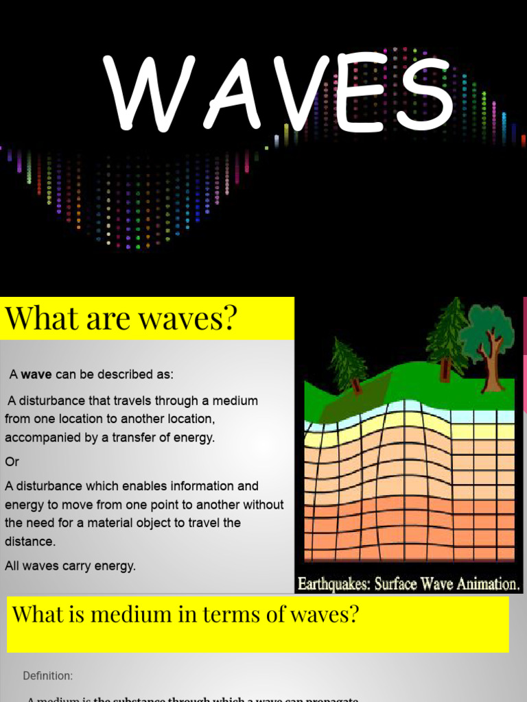 5th _Waves | PDF | Waves | Transmission Medium