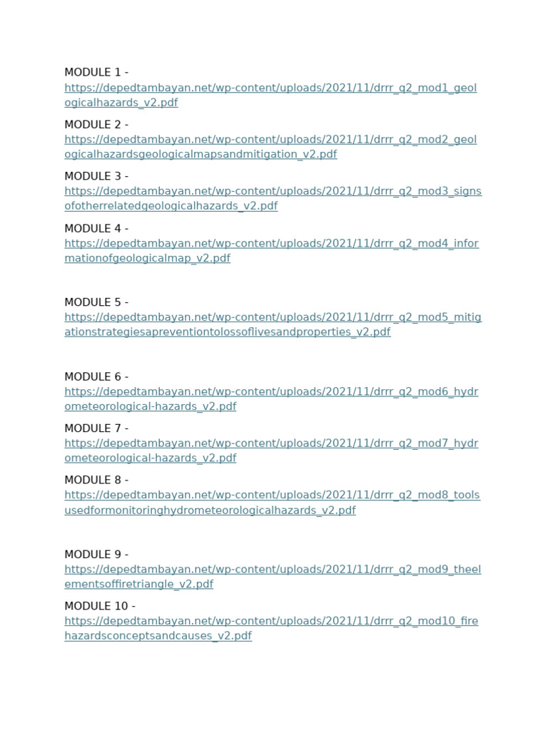 DRRR 4th Quarter Module | PDF