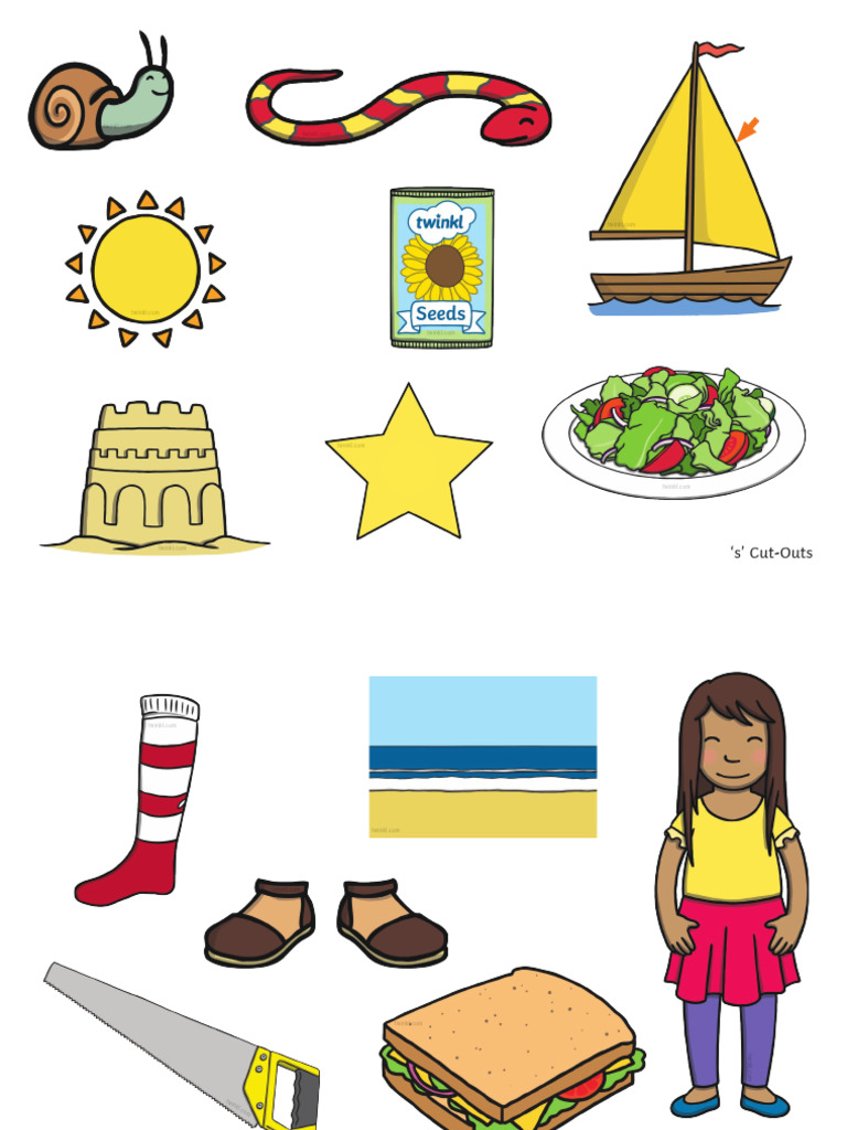 Initial Sound Cut-Outs | PDF
