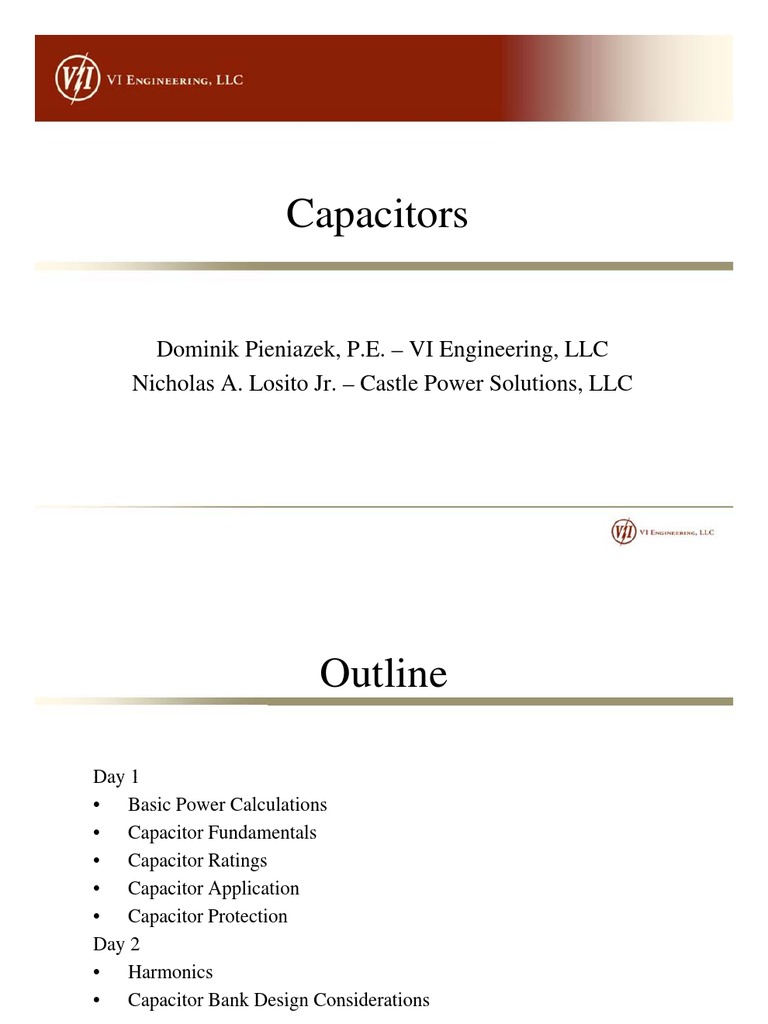 Capacitor Banks | PDF | Capacitor | Fuse (Electrical)