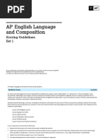AP Language Essay Scoring Rubrics | PDF