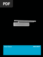 LCN 9540 Senior Swing Operator Guide | PDF | Door | Manufactured Goods