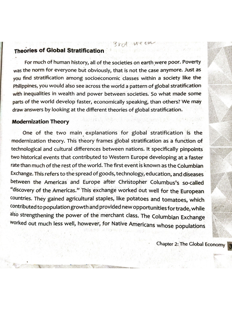 Theories of Global Stratification | PDF