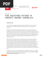 Brick Fire Resistance Ratings Explained | PDF | Brick | Materials