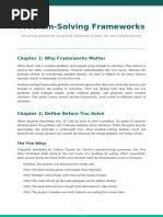 Understanding the 4Ws Problem Canvas | PDF | Cognition | Cognitive Science