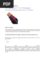 Cable Sizing Calculation | PDF | Cable | Transformer