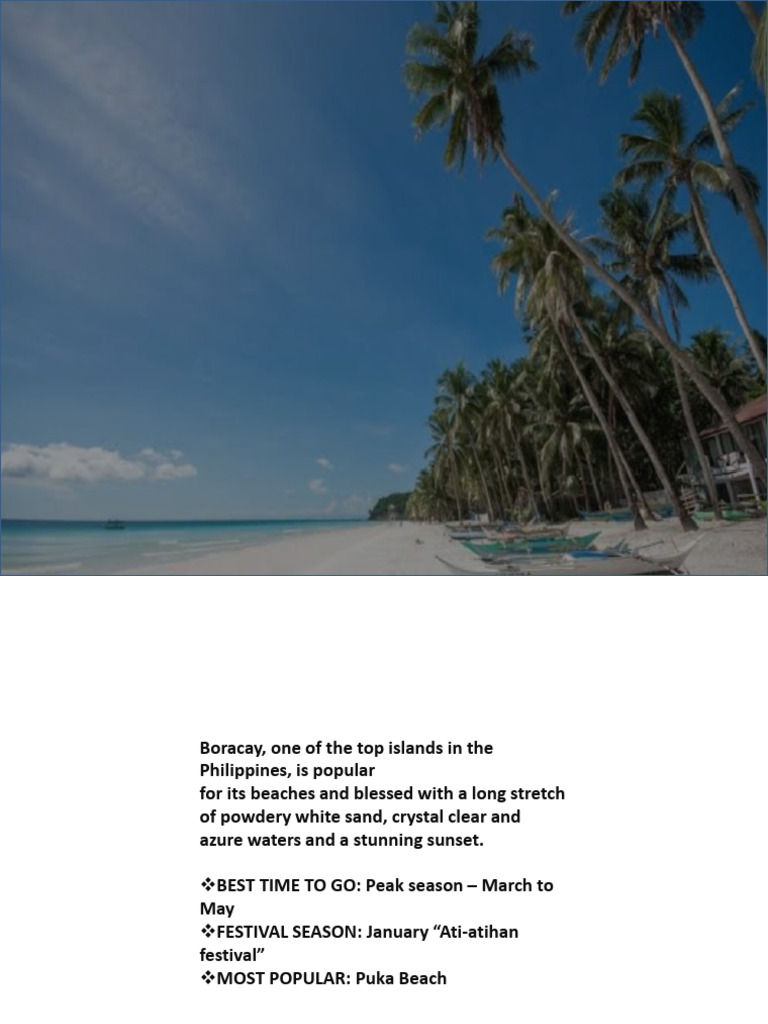 Boracay Ppt | PDF