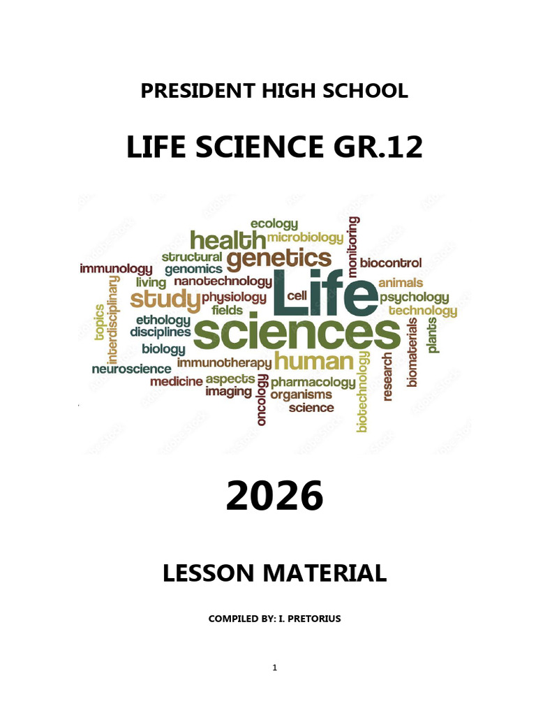 $ GR 12 Lesson Material 2026 | PDF | Menstrual Cycle | Luteinizing Hormone