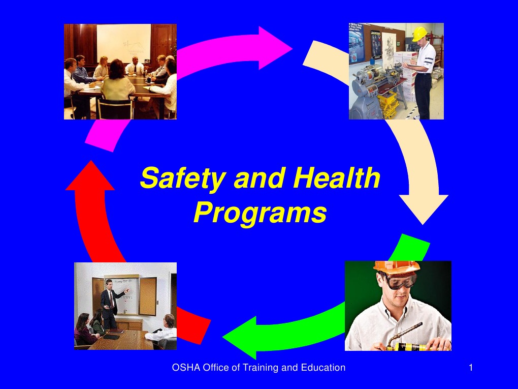 Safety and Health Programs | PDF | Occupational Safety And Health ...
