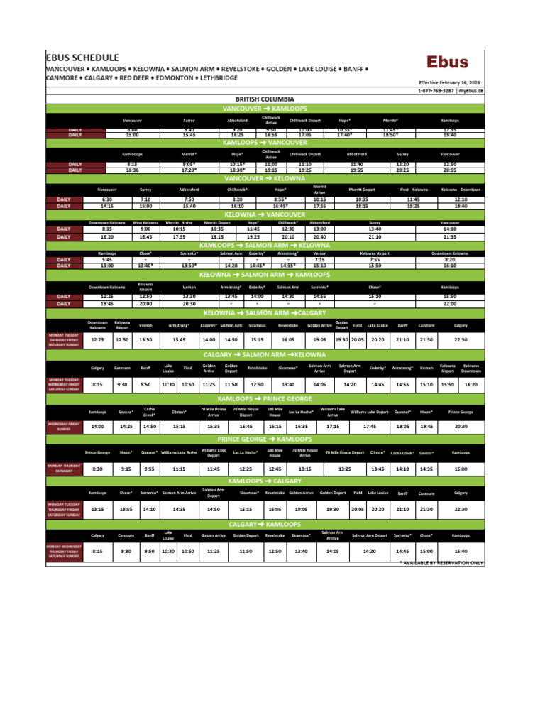 Ebus Combined February 16 2026 1 | PDF | Edmonton | Quebec