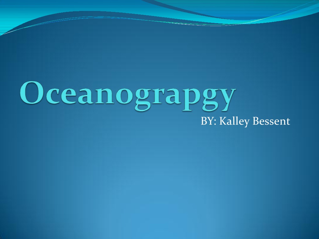 Oceanography Career Overview | PDF | Wellness