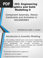 Mechanical Mate Types in SOLIDWORKS | PDF | Rotation | Gear