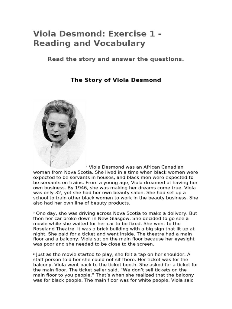 The Story of Viola Desmond (2021!06!22 02-40-42 UTC) | PDF
