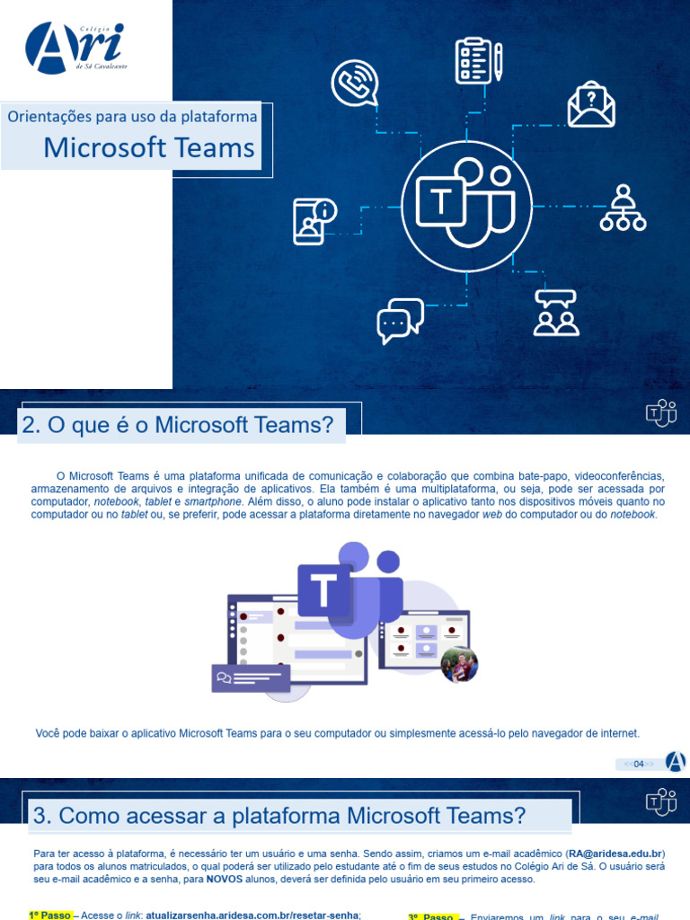 TUTORIAL TEAMS 2026 | PDF | Aplicativo para celular | Software de aplicação