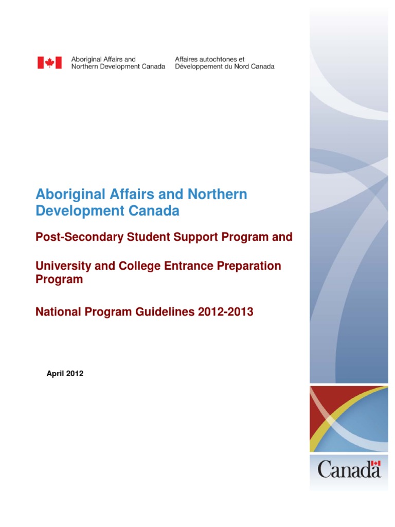 Aboriginal Affairs and Northern Development Canada | PDF | Higher ...