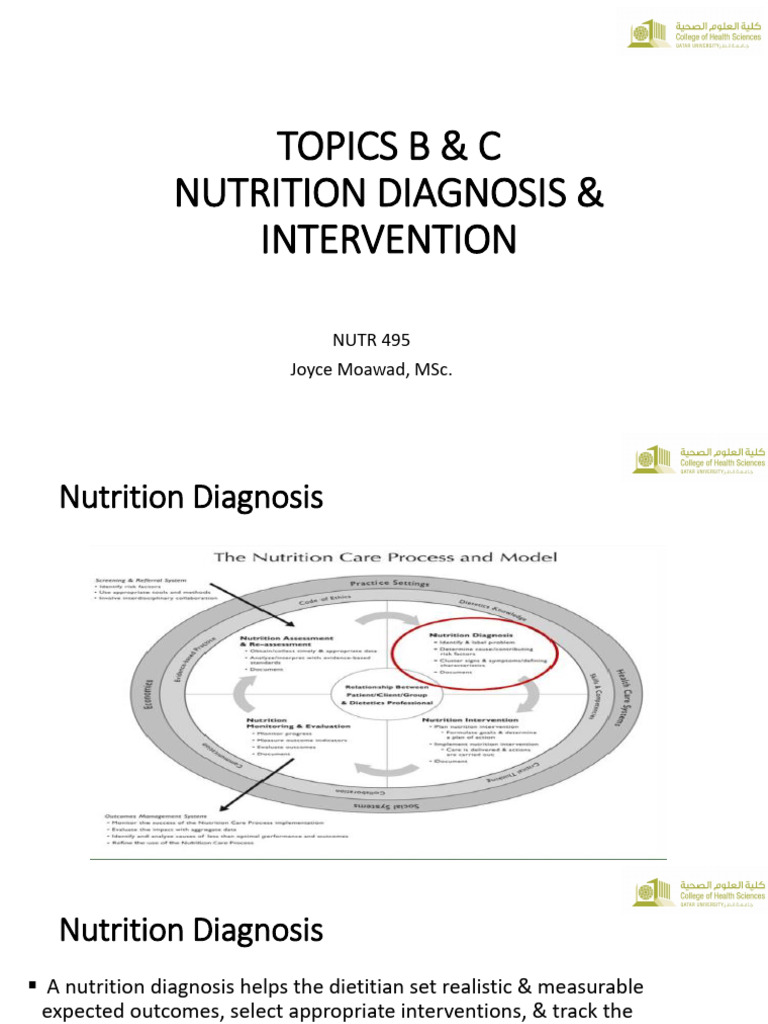 Topics B, C - Nutrition Diagnosis & Interventions | PDF | Anemia ...