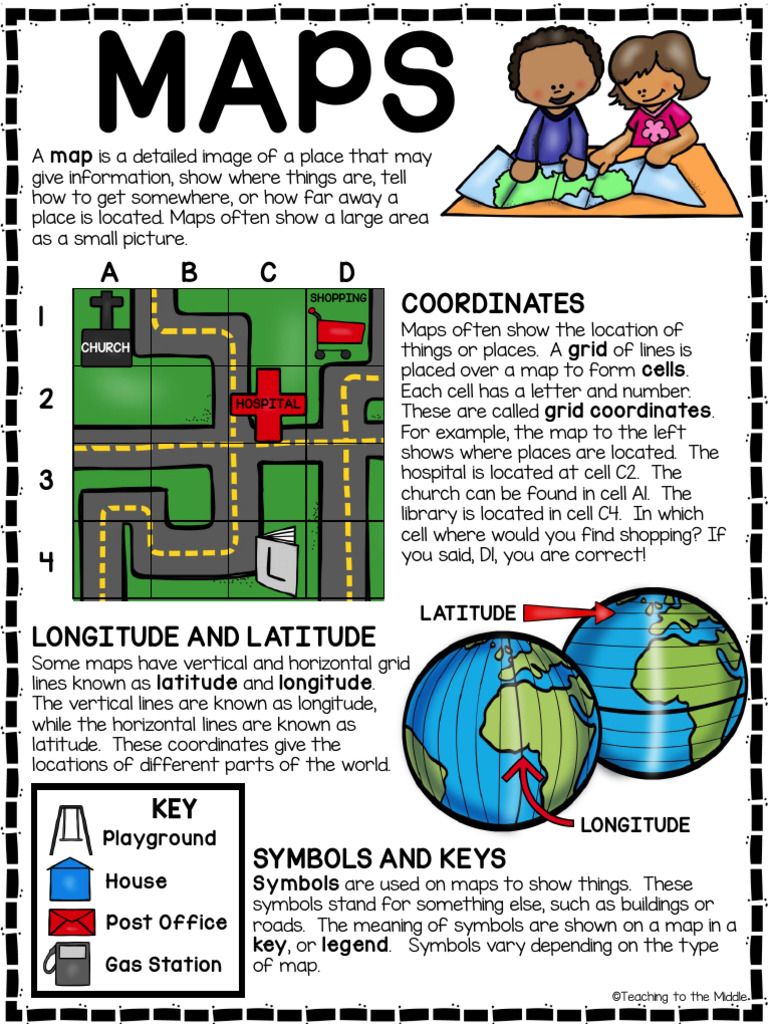 Map Reading Skills Packet | PDF