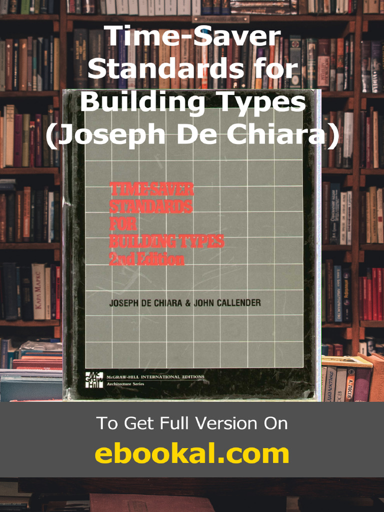 Time-Saver Standards For Building Types Joseph de Chiara | PDF | Classroom