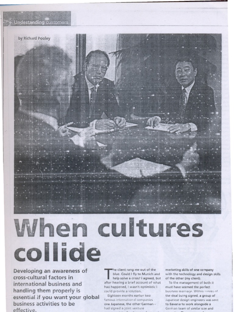 When Culture Collide | PDF | Norm (Social) | Attitude (Psychology)