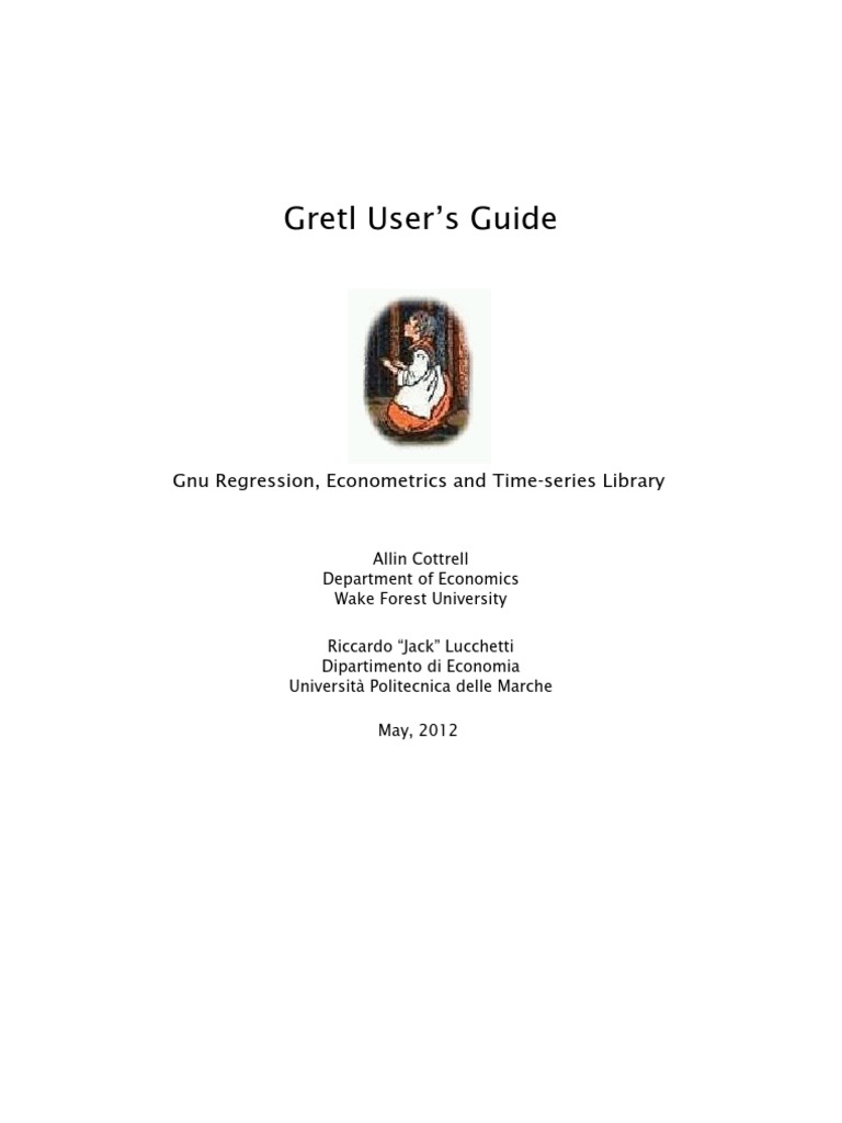 Gretl User's Guide Overview | PDF | Linux | Matrix (Mathematics)