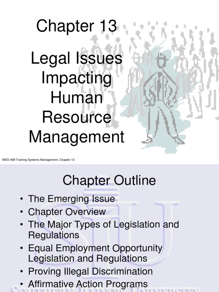 Navigating the Complex Legal Landscape of Human Resource Management: An ...