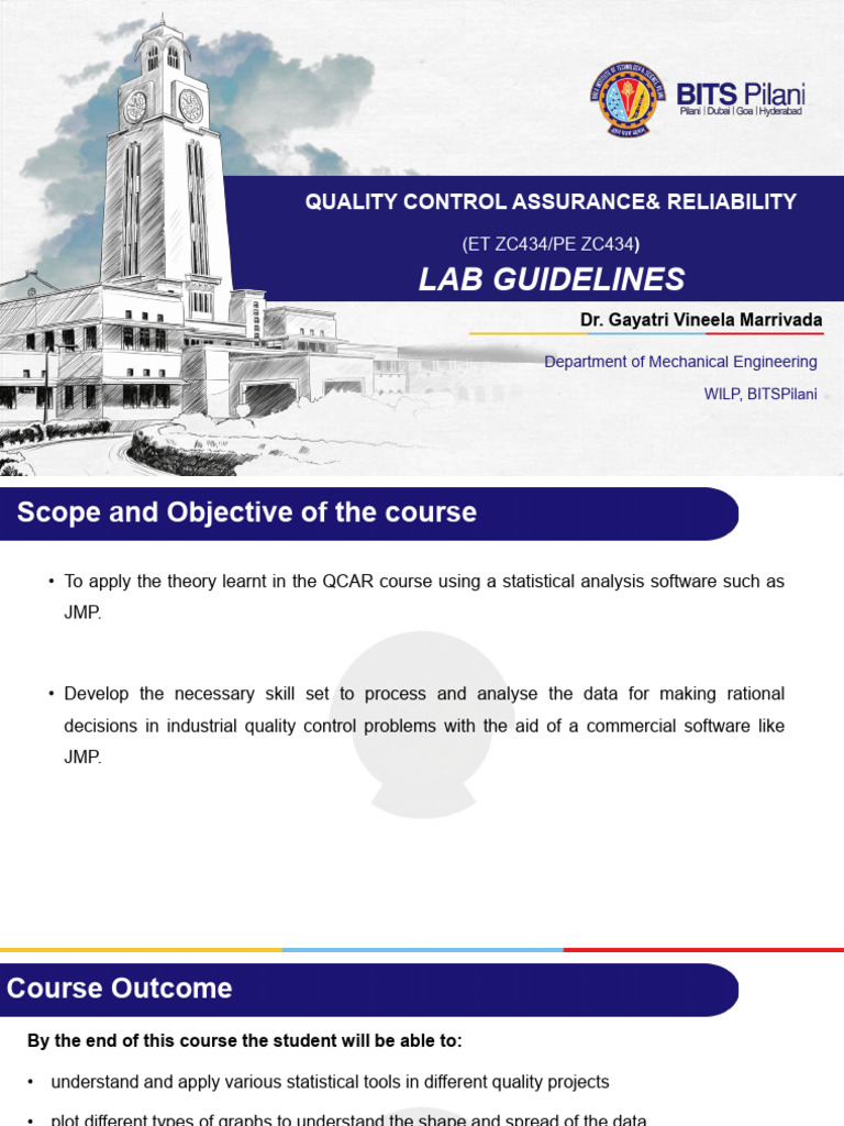 Lab Guidelines QCAR | PDF | Statistics | Probability Theory