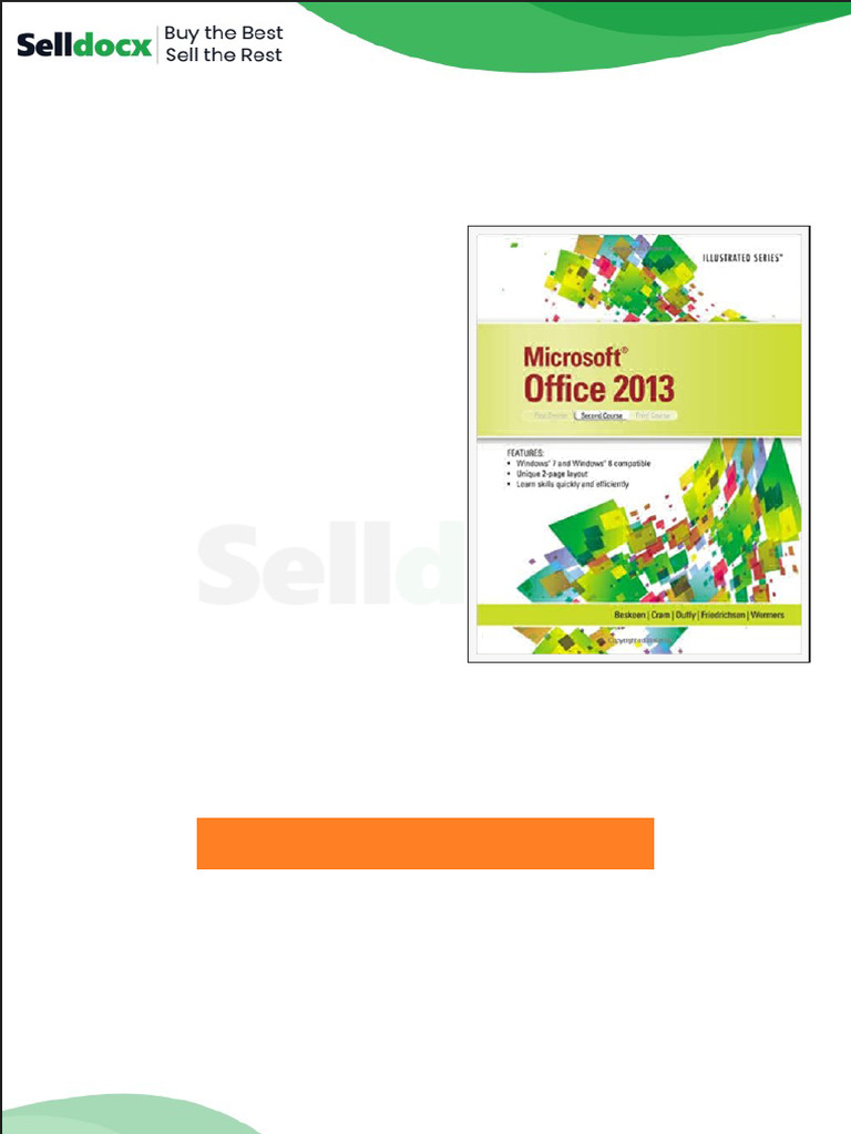 Test Bank With Answers Powerpoint 2013 Enhancing Charts 1e Berman | PDF ...