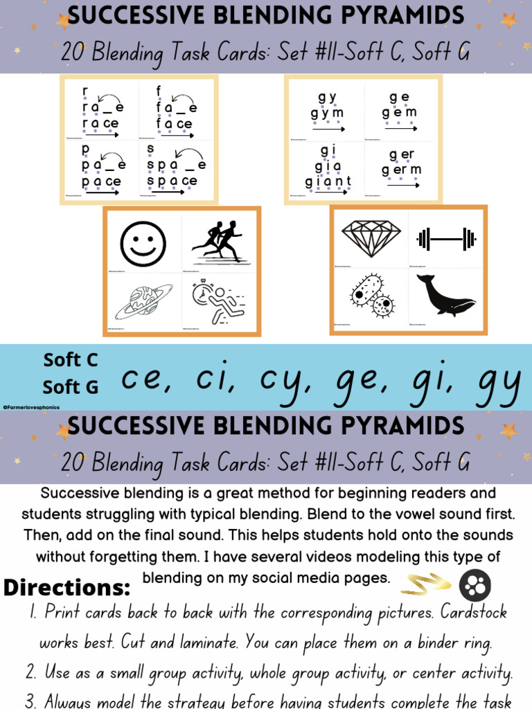 11 - Successive Blending Pyramids - Set 11 Soft C & Soft G | PDF ...