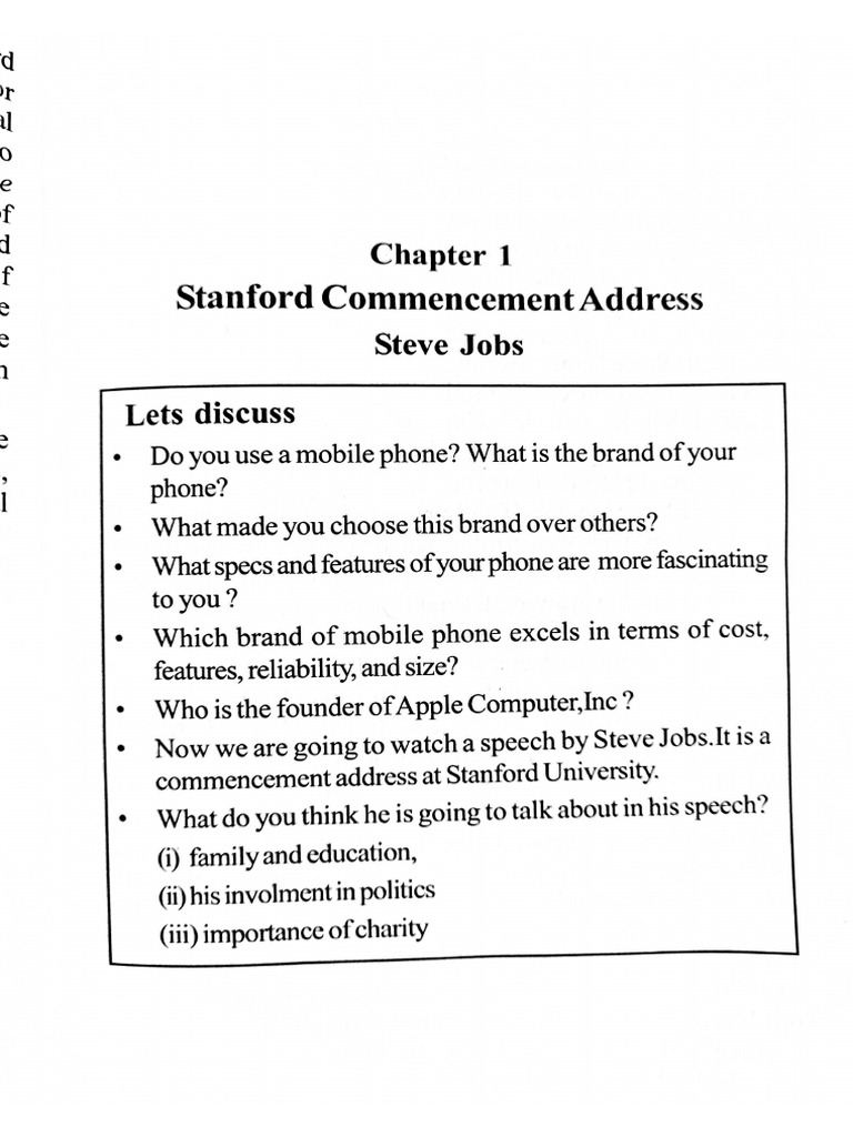 Stanford Commencement Address | PDF