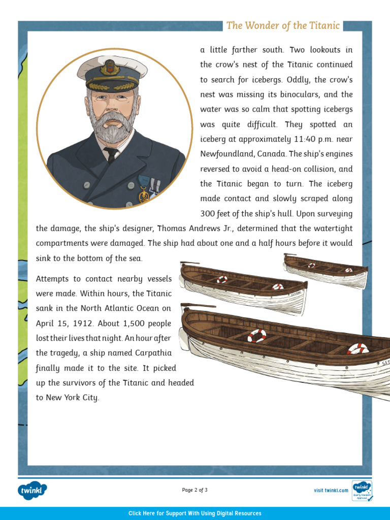 Titanic Reading | PDF