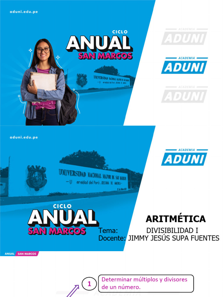 Asm Ts026 Ar Teoría de Divisibilidad I | PDF | División (Matemáticas ...