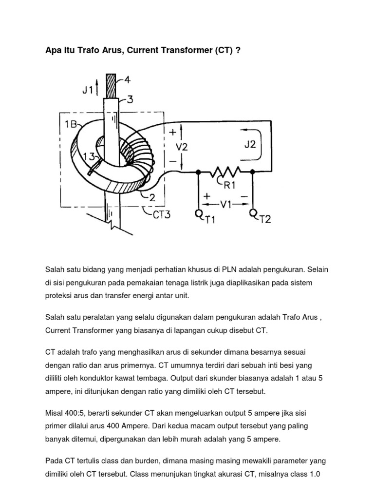 Apa Itu Trafo Arus | PDF